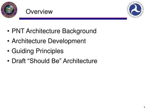 Ppt National Positioning Navigation And Timing Architecture Update Powerpoint Presentation