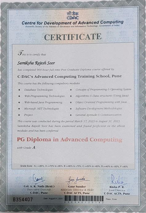 Samiksha Soor On Linkedin Pgdac Cdac Advancedcomputing Newbeginnings