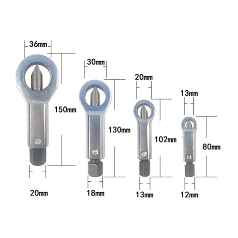 Futui ถอด Remover คีมตัดเครื่องมือ Break สลักเกลียว Anti Rust เครื่องมือถอน Nut แยกตัวแยกน็อต