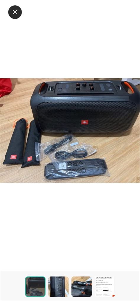 Rental Jbl Party Box On Go With Mic Audio Portable Music Players On Carousell