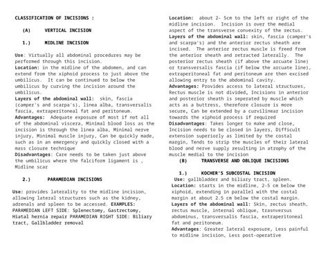 Docx Types Of Incisions Dokumen Tips
