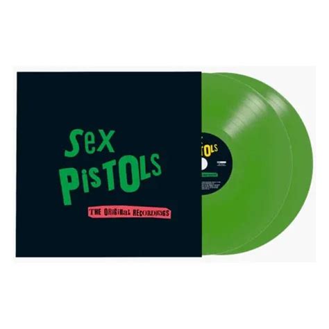 Lp Sex Pistols The Original Recording Duplo Verde Adesivos Parcelamento Sem Juros