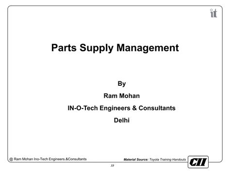 Jit Kanban Supermarket Ppt
