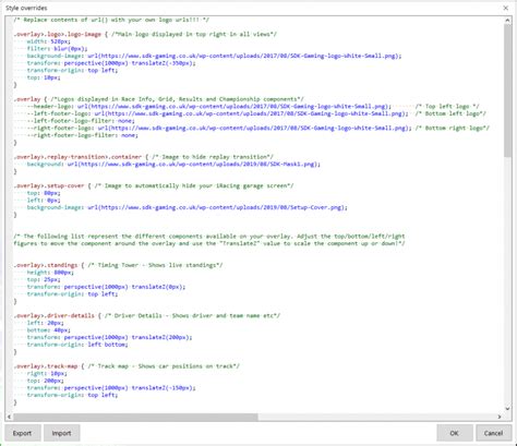 Editing Css Styles Sdk Gaming