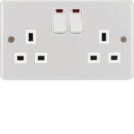 G DP Sw Socket White WPSS W Hager