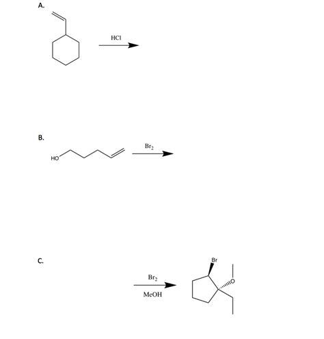 Solved Provide The Missing Starting Material S Or Major