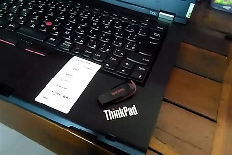 Lenovo Thinkpad Booting Gnu Linux Usb