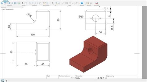 Freecad Techdraw Tutorial Techdraw Workbench Freecad 48 Off