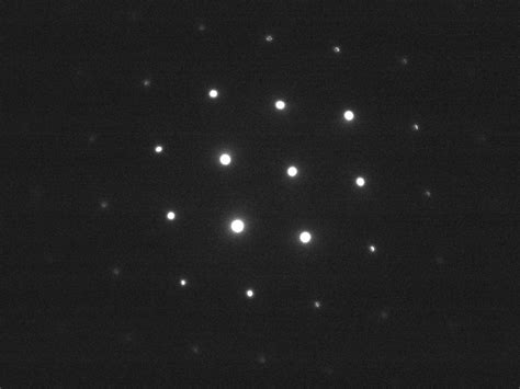 Electron Diffraction Pattern Electron Diffraction Physics Homework