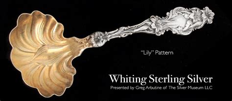 Whiting Antique Silver Guide Silver Museum