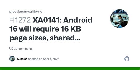 Xa0141 Android 16 Will Require 16 Kb Page Sizes Shared Library Libe