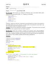 Quiz KEY Docx Pdf QUIZ CSCE Fall Name