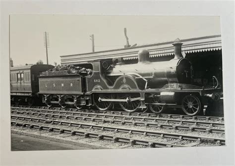 LSWR RAILWAY LOCOMOTIVE Photograph X Class D PicClick UK