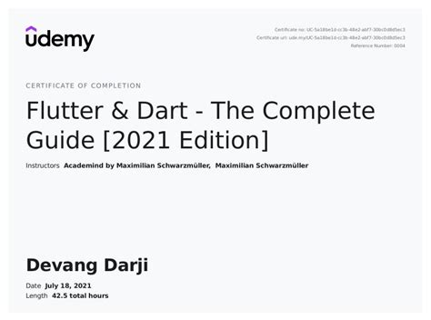 Devang D On Linkedin Flutter Learning Udemy Course Mobileappdevelopment Dart 10 Comments