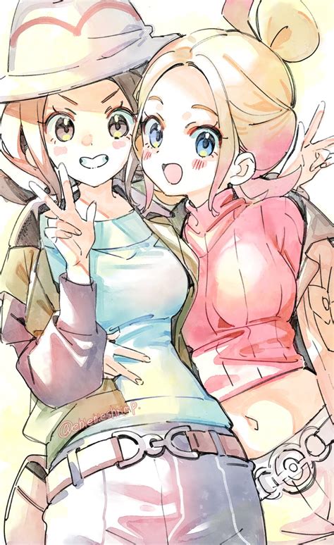 Taunie And Female Protagonist Pokemon And More Drawn By Shuri K Danbooru