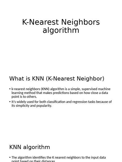 Practical 10 K Nearest Neighbors Algorithm Pdf Statistical Classification Theoretical