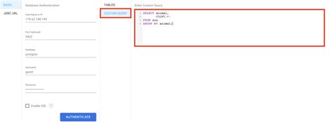 Connect Looker Studio To PostgreSQL Authenticate CUSTOM QUERY Data36