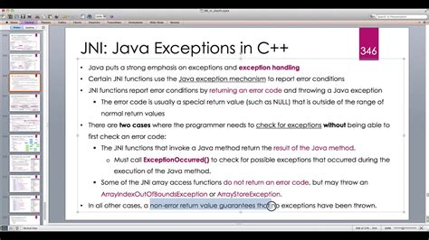 Java Native Interface Jni In Depth Part 53 Handling Java