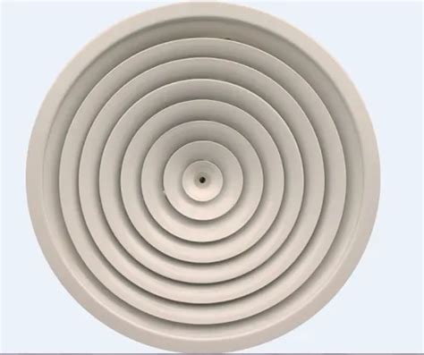 Caryaire Powder Coated Circular Ceiling Diffuser For Industrial Use Shape Circular Round At