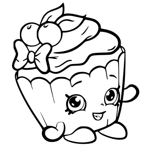 Shopkin Coloring Pages Ice Cream