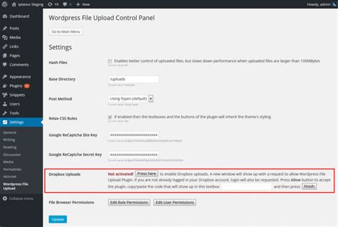 Dropbox Uploads With Wordpress File Upload Plugin Iptanus