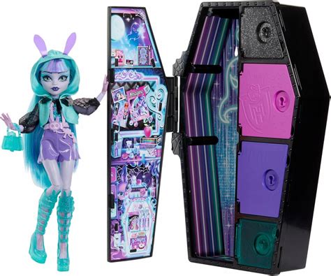 Lalka Monster High Straszysekrety Twyla Seria Neonowa • Cena Opinie