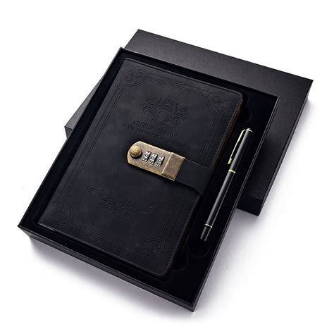 Student Password Notebook 200 Pages A5 Retro Password Book With Lock Diary Creative Hand Ledger