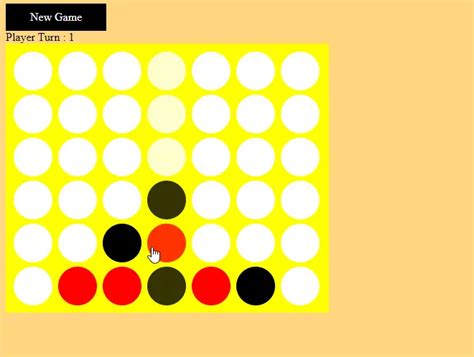 Simple Connect 4 Game Using Angularjs In Javascript Free Source Code Sourcecodester