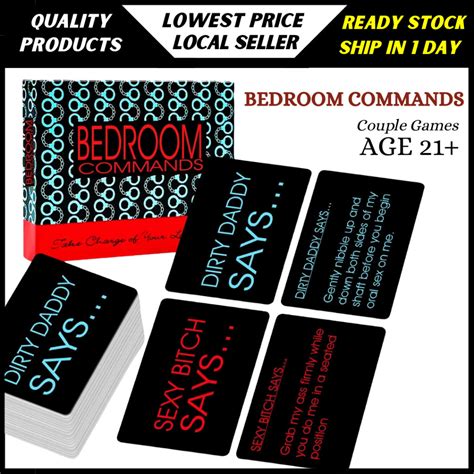 Bedroom Commands Adult Card Game For Couple Lover Fun Game Relationship