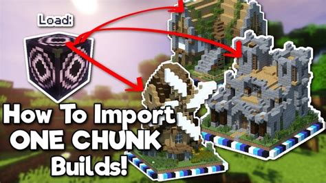 Minecraft How To Import Builds Using Structure Blocks [tutorial