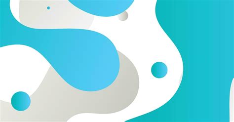 Abstract Liquid Wave Background With Blue And White Gradient Color