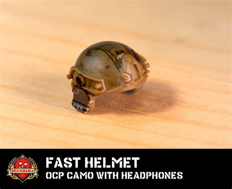 Fast Helmet Ocp Camo With Headphones