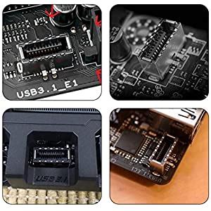 EZDIY FAB New In Gbps USB Gen Hub And Type C Port Front Panel USB Hub With QC