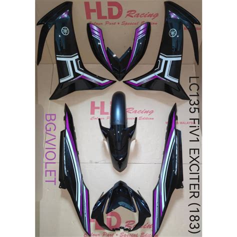 Coverset Yamaha Lc V8 Lc135 Fi V8 Coverset Yamaha Lc135 Fi V1 V2 V3 V4 V5 V6 V7 V8 Shopee