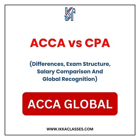 Acca Vs Cpa 11 Key Differences Salary Difficulty And Growth Ikka