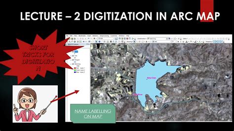 Lecture 2 Digitization In Arc Gis Arcgis Digitization Youtube