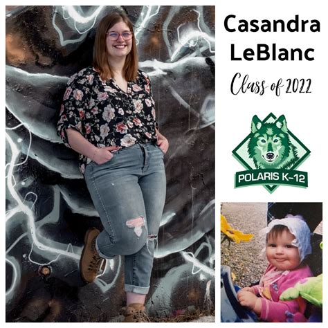 Congratulations To Casi Leblanc Polaris K 12 School