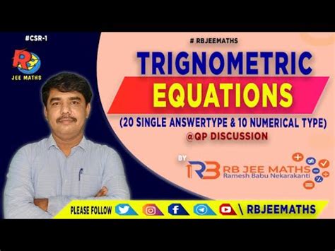 TRIGNOMETRIC EQUATIONS SOLVING TRIGNOMETRIC EQUATION GENERAL SOLUTION PRINCIPAL SOLUTION