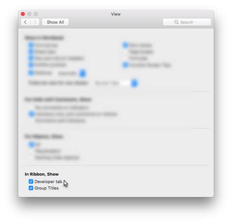Add The Developer Tab In Excel For Mac Paksos
