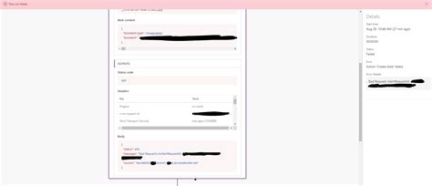 Solved Create Blob Action Bad Request Clientrequestid Power