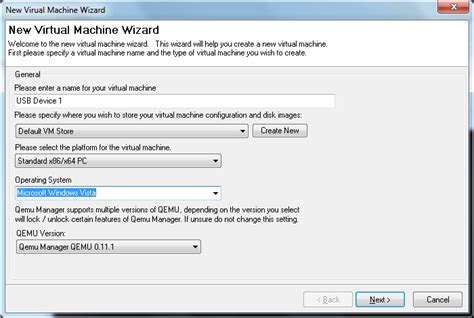 Use Qemu Manager To Boot From Usb Rmprepusb