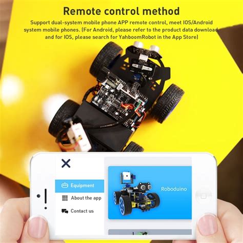 Yahboom Arduino R3 Uno Wifi Camera Smart Robot Car Without Uno Development Board