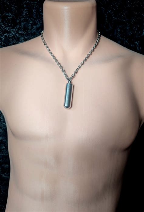 master key pendant dom key holder necklace stainless steel fits my locking clasps and hex locks
