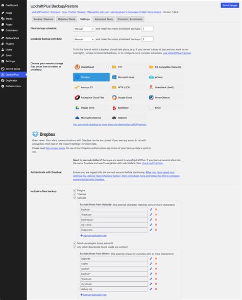 How To Backup Wordpress Site To Dropbox In 4 Easy Steps Wedevs