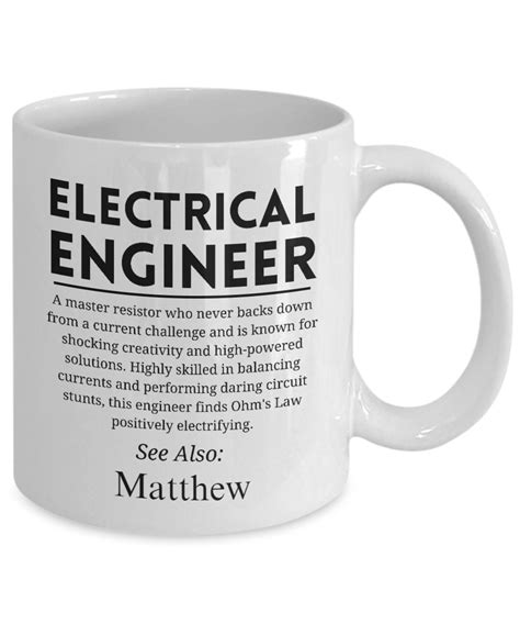 Electrical Engineer Mug Custom Engineer Mugfunny Engineer T T For Electrical Engineers