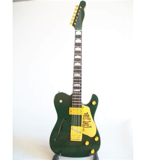 Guitare Miniature Telecaster Thinline De Bono De U2