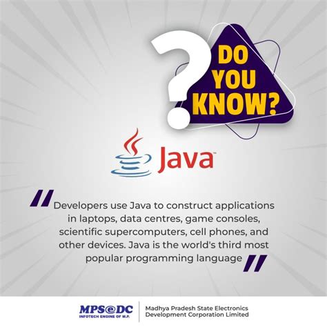 Mpsedc Department Of Science And Technology Gomp On Linkedin Java Techfacts Doyouknow