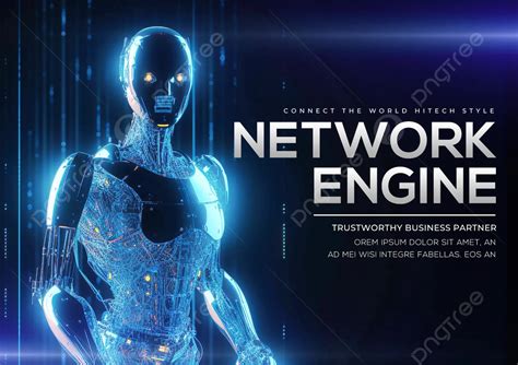 Artificial Intelligence High Tech Robot Network Data Publicity Poster Template Download On Pngtree