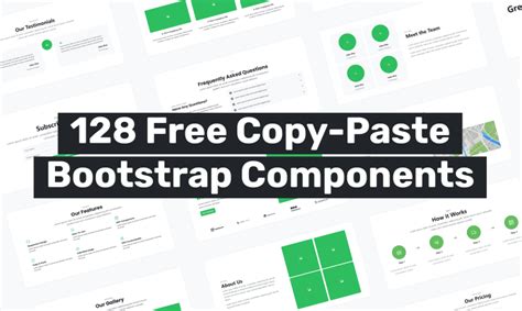 Free Copy Paste Components For Bootstrap