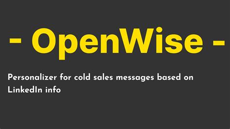 ai app openwise for openai stack hack